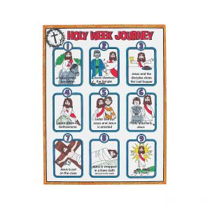 poster pack colour your own holy week poster pack of 10