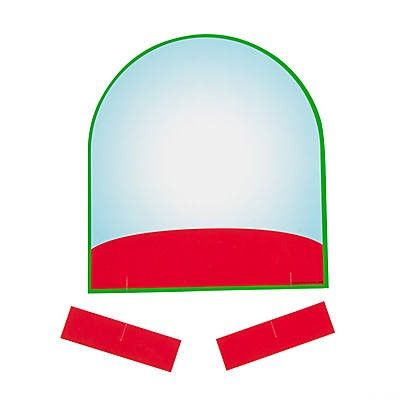 symbols of christmas stand up sticker scene 1 unit